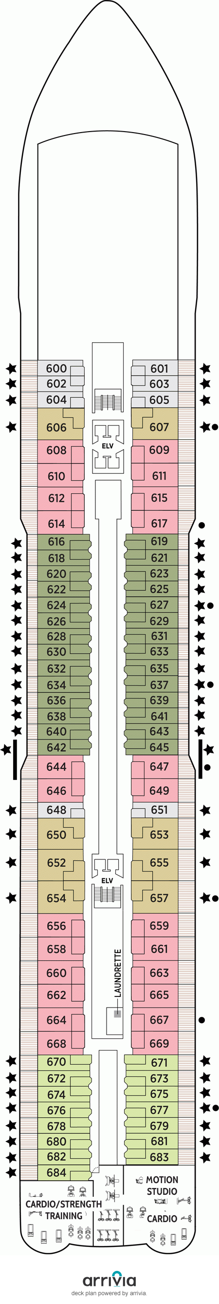 Deck 6 on Seven Seas Splendor | Seven Seas Splendor Deck 6 on ...