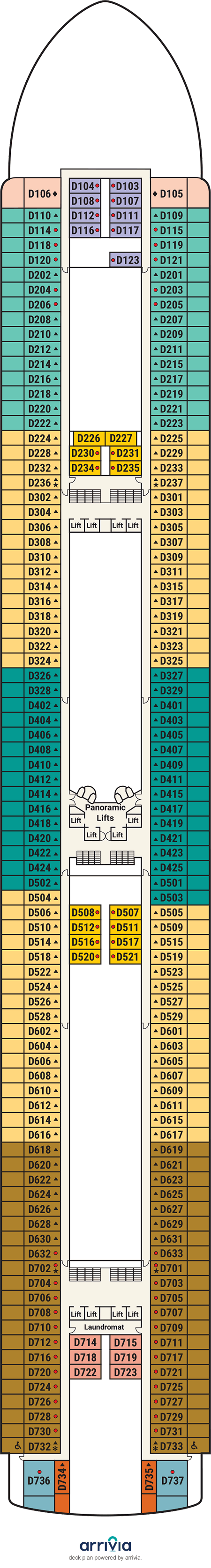 Grand Princess Deck Plans | Dolphin Deck | What's on Dolphin Deck on ...
