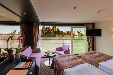 Avalon Poetry II Cabin 214 - Category A - Panorama Suite 214 on iCruise.com